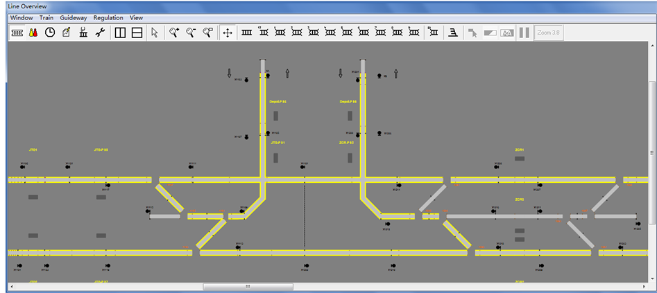 CBTC Simulation Platform Design and Study