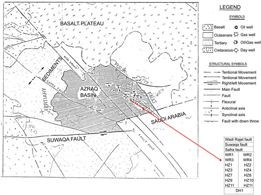 Hydrocarbons Potential in the Azraq Area