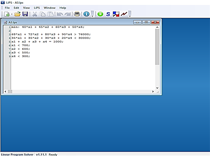 Intelligent Tutoring System of Linear Programming