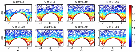 Numerical Modeling of Mass Transfer in the Interaction between River ...