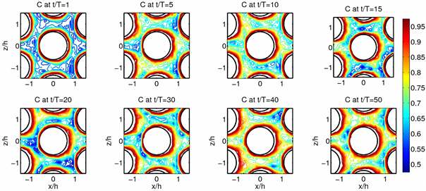 Numerical Modeling of Mass Transfer in the Interaction between River ...