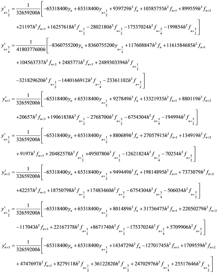 A New Eighth Order Implicit Block Algorithms for the Direct Solution of ...