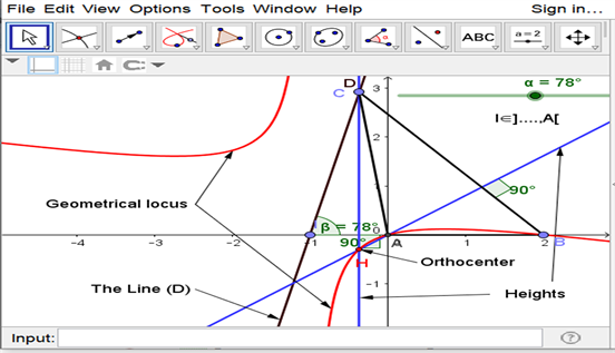 Solving a Geometrical Locus Problem Using GeoGebra Software and Then ...