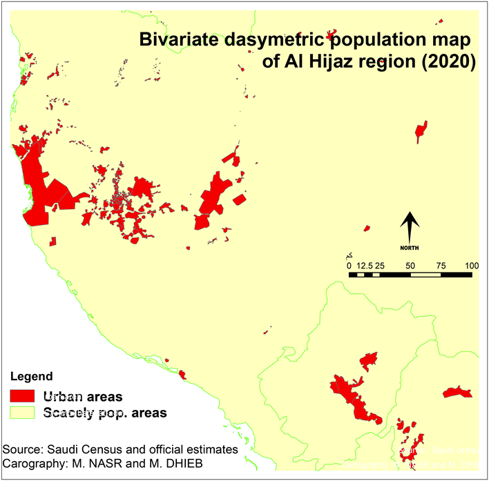 A Bivariate Dasymetric Population Map of Saudi Arabia