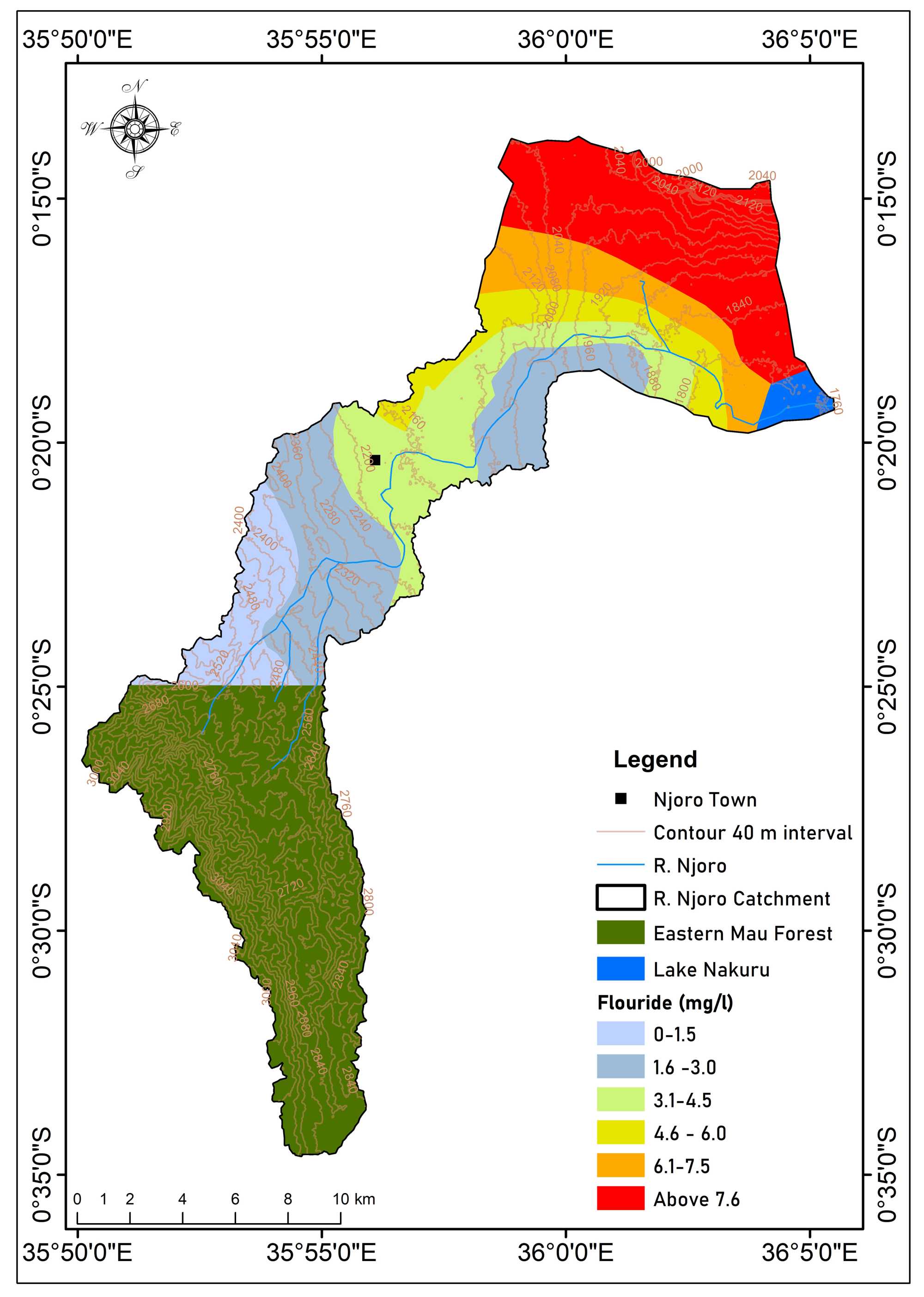 Modelling Spatial Variation, Distribution, and Prediction of Fluoride ...