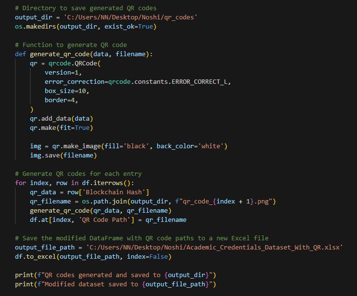 Development of Blockchain-Based Academic Credential Verification System