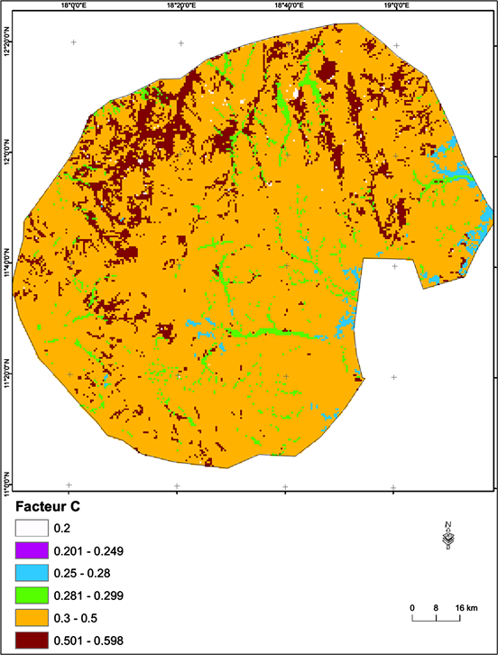Evaluation of Soil Erosion by RUSLE Model in Mount Guera