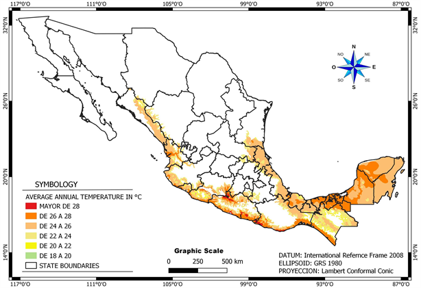 Agroclimatic Characterization of the Tropical Zone of Mexico