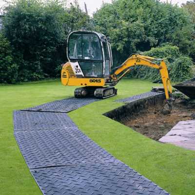 Use of Geosynthetic Access Mats in Construction