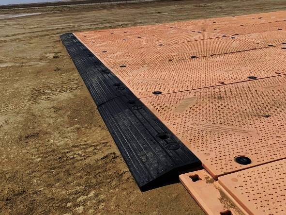 Use of Geosynthetic Access Mats in Construction