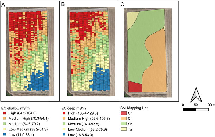 Temporal Comparisons of Apparent Electrical Conductivity: A Case Study on Clay and Loam Soils in ...