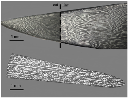 Influence of Morphology Pattern of Genuine Damascus Steel on the Nature ...