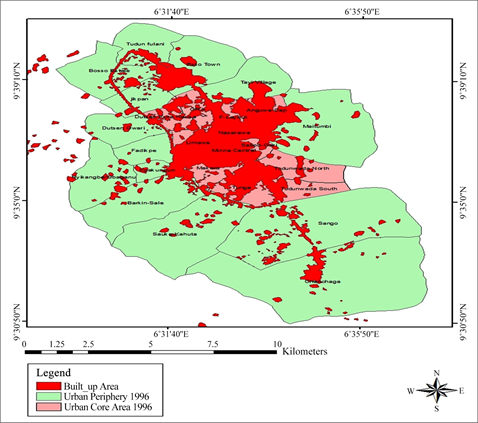 Analysis of the Trend of Peri-Urban Development in Minna, Niger State