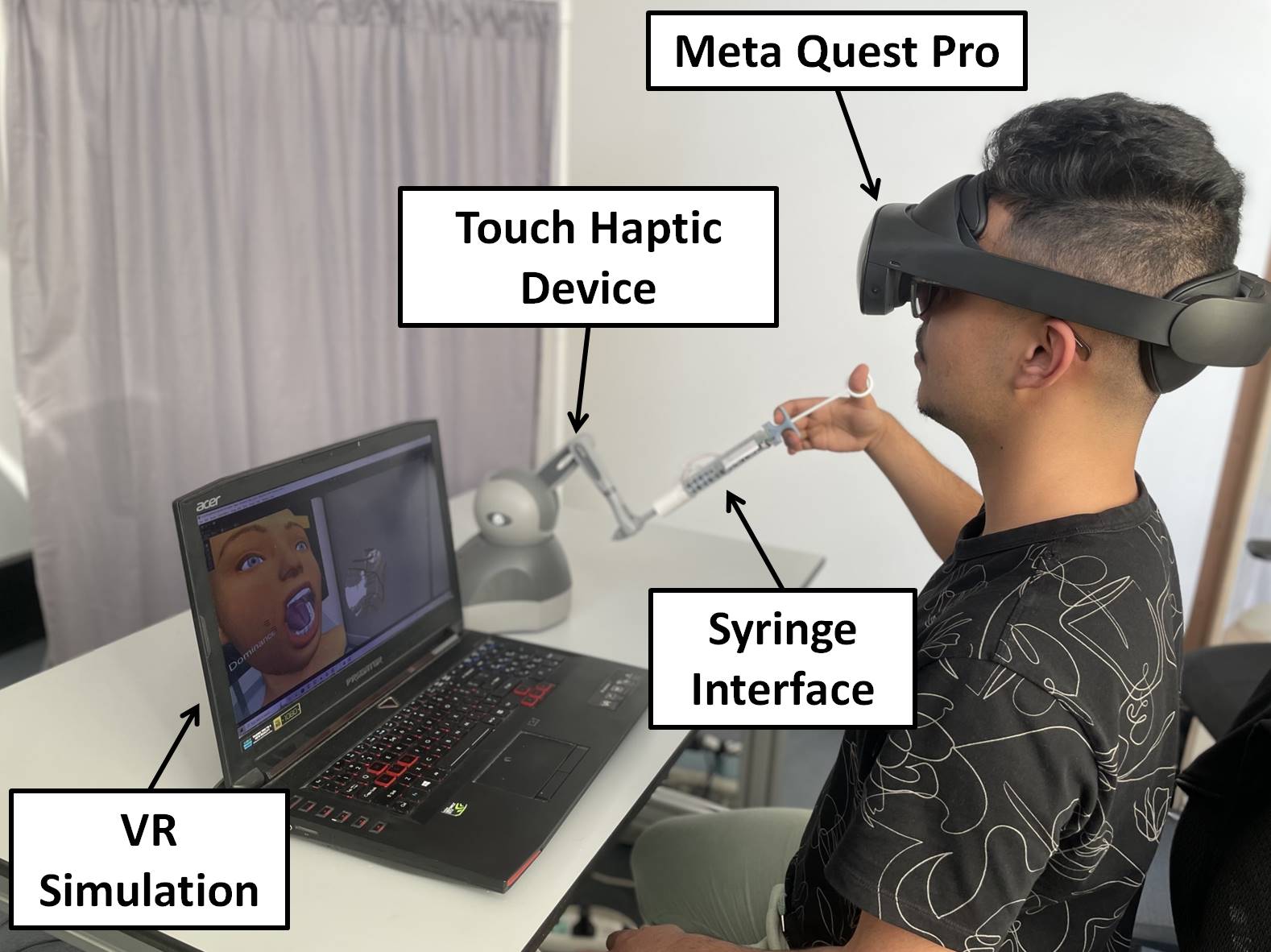 A Custom Haptic Syringe to Improve a VR Local Anesthesia Simulation for ...