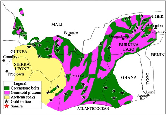 Characteristics of Gold and Its Mineralization Style in the Boulon ...