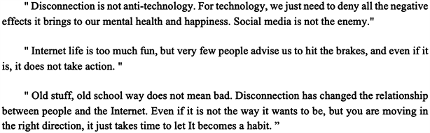 Active Disconnection: Self-Reflection on Non-Use of Information and ...