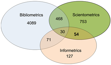Are Scientometrics, Informetrics, and Bibliometrics Different?