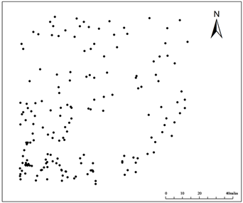 Effect of Quadrat Shape on Spatial Point Pattern Performance of Haloxylon ammodendron