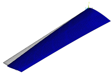 Parametric CAD Modelling of Aircraft Wings for FEA Vibration Analysis
