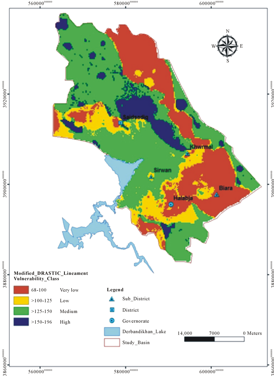 Groundwater Vulnerability Mapping Using Lineament Density On Standard