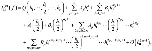 Euler Maclaurin Expansions Of Errors For Multidimensional Weakly 7986