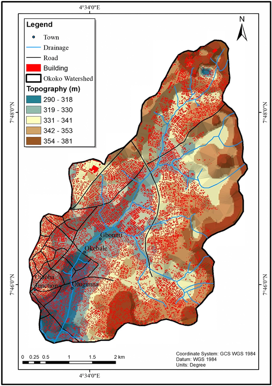 Flood Vulnerability Mapping: A Case Study of Okoko Basin, Osogbo