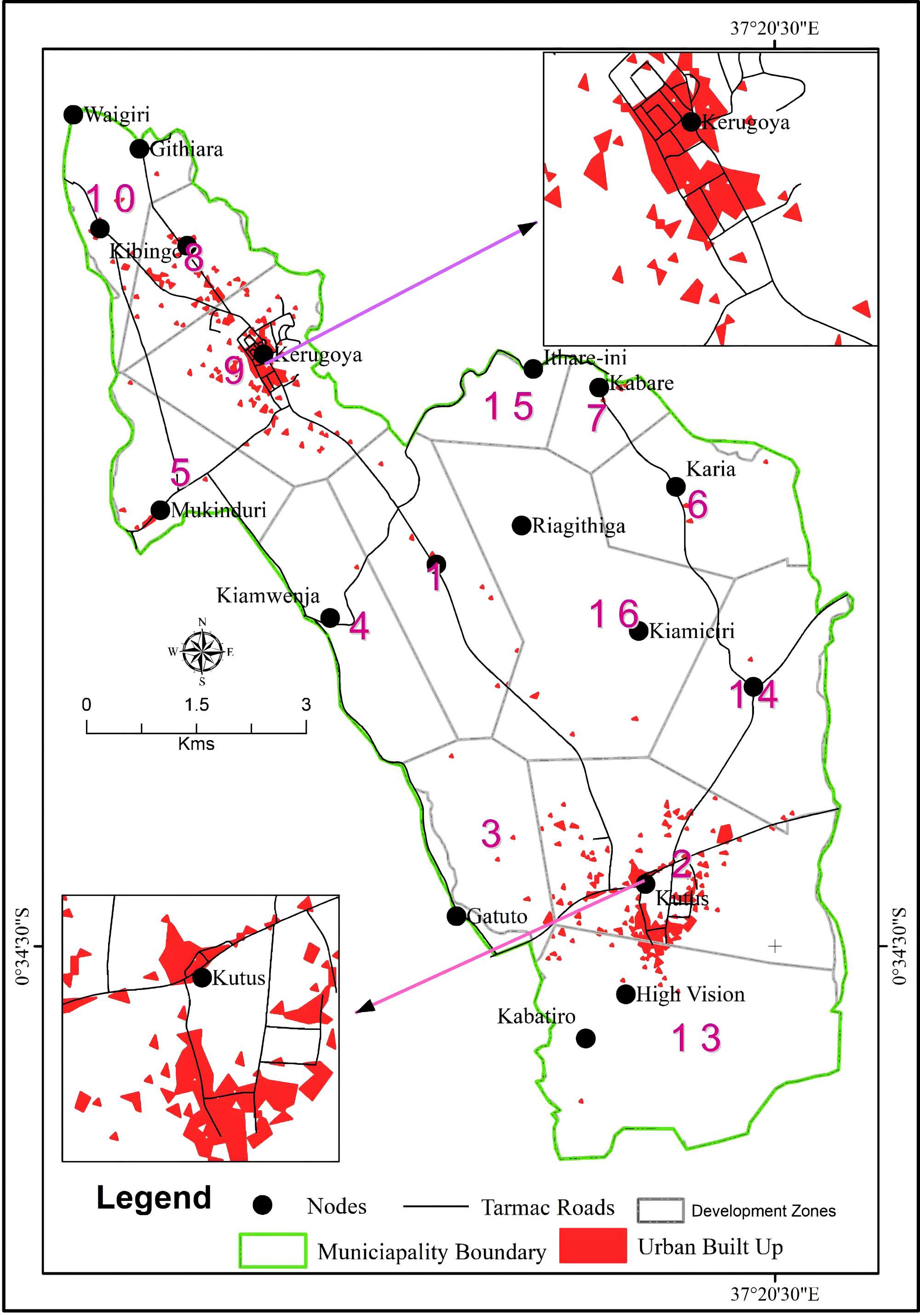 Road Network and Urban Development: A Comparative Analysis of Bungoma ...